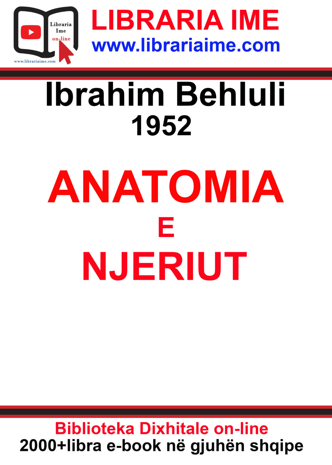 Ibrahim Behluli Anatomia e Njeriut e book Part 1 - Libraria Ime