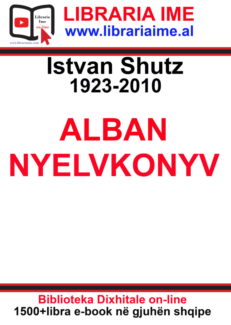 István Shütz Albán nyelvkönyv e book - Libraria Ime