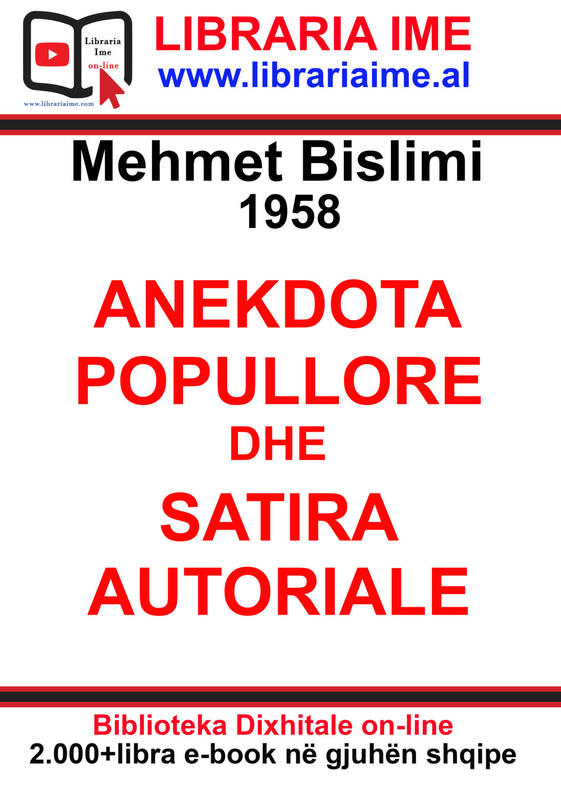 Mehmet Bislimi Anekdota Popullore dhe Satira Autoriale e book Part 1 ...
